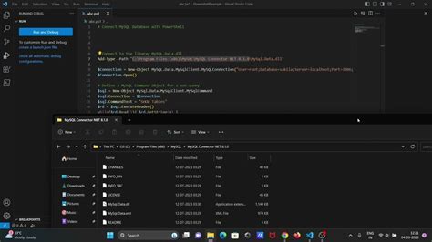 connect mysql database to powershell youtube
