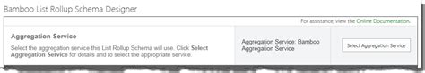 Create A New List Rollup Schema Using The Bamboo Aggregation Service Bamboo Solutions
