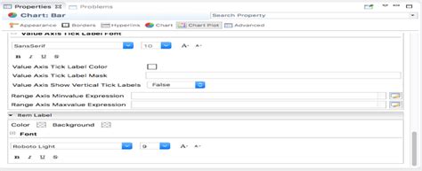 Formatting Bar Jfreechart In Jasper Studio 63 To Display Percent