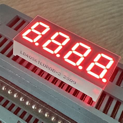 Digit Mm Led Display Segment Common Cathode Ultra Bright Red