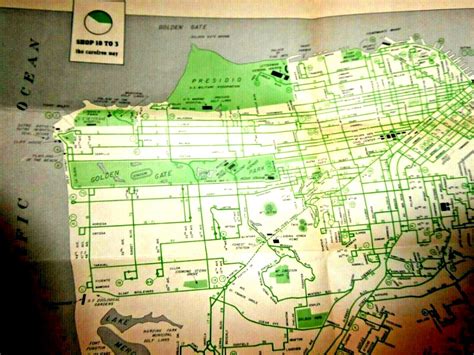 Mavin Vintage Pamphlet San Francisco Ca Municipal Railway Map