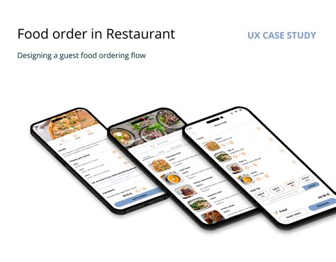 Food Ordering Process In A Restaurant Behance