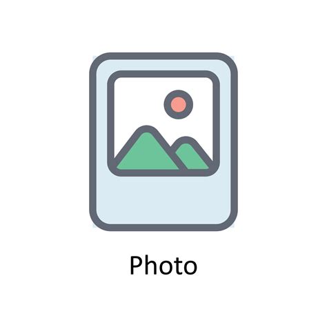 Photo Vector Fill Outline Icons Simple Stock Illustration Stock 21830864 Vector Art At Vecteezy