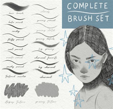 Complete Brush Set Packs For Procreate Procreate Sketch Brushes