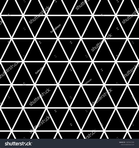 Triangles Ornamenttriangular Shapes Wallpaper Seamless Pattern Stock Vector Royalty Free