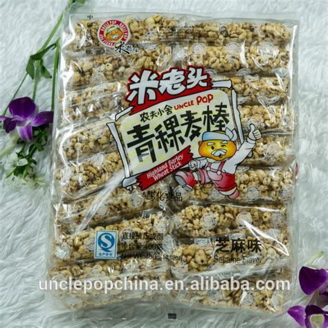 Snack 400g Sesame Flavor Highland Barley Wheat Stick Cracker China