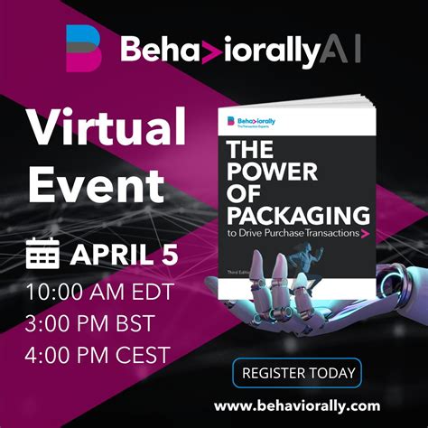 learn packaging design from our virtual event behaviorally posted on