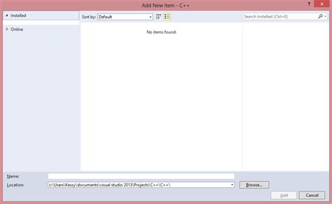 I Can T Add New Item On Visual Studio 2013 RC Stack Overflow
