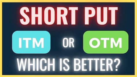 Is Selling ITM Or OTM Put Options More Profitable