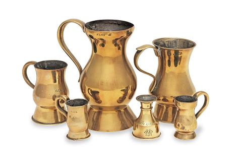 Bonhams Six 19th Century Brass Measures 6