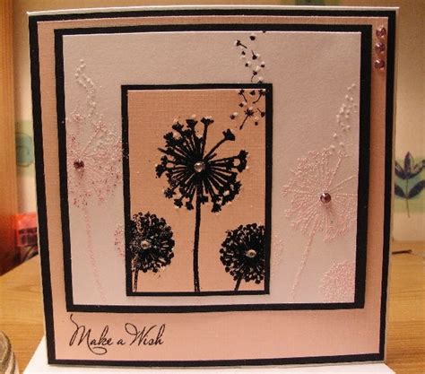 the inkylicious make a wish stamp used with embossing powders and