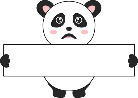 Panda Bear Clipart Design Illustration 9305162 Png