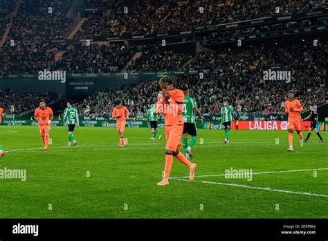 Lamine Yamal N10 Celebrates The Penalty Goal Wearing The Bright
