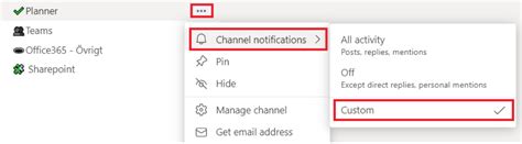 Set Up Your Notifications In Teams Manual