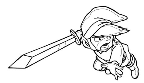 File Tloz Link Dashing Forward Concept Artwork Png Zelda Wiki