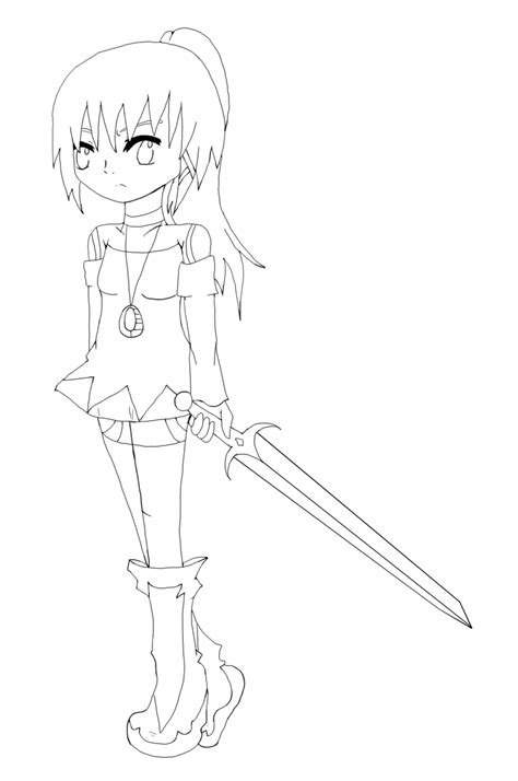 Older Rika Lineart By Rika Kyashi On Deviantart