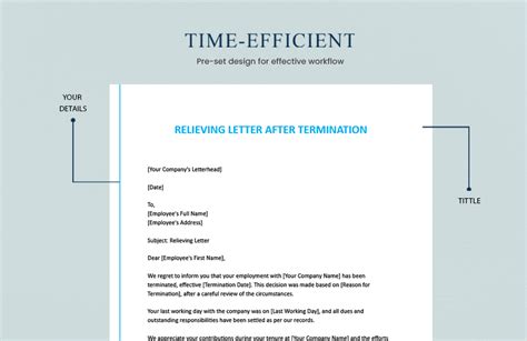 Relieving Letter After Termination In Word Google Docs Pages