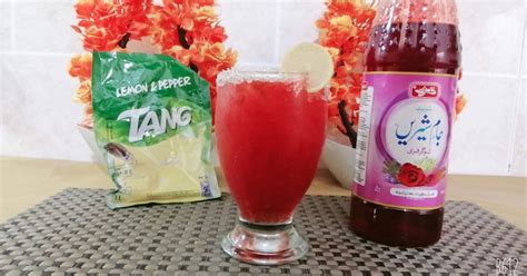Strawberry 🍓 Lal Sharbat Recipe Recipe By Ambreen Mehmood Cookpad