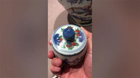 佳士德香港2023春拍 清康熙青花五彩人物故事紋有蓋梅瓶— 真趣齋呈獻 古董拍賣古董瓷器古董交流古玩鑒定古玩研究古玩學習明清