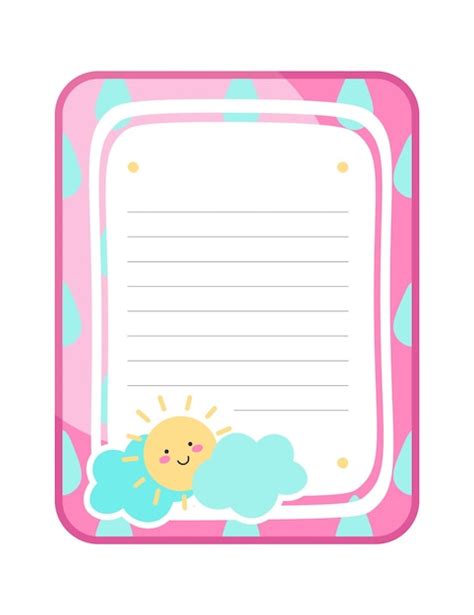 Premium Vector Notes List Schedule Planner Vector Illustration