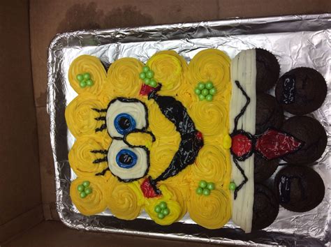 Coolest Spongebob Squarepants Cupcake Cake Artofit