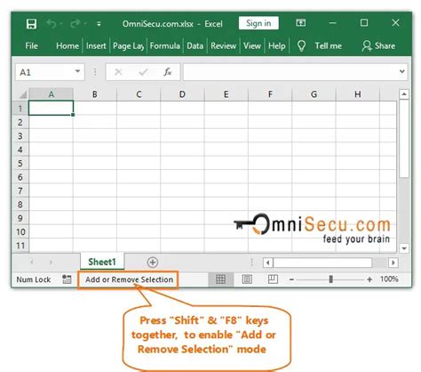How To Select Multiple Range In Excel Worksheet