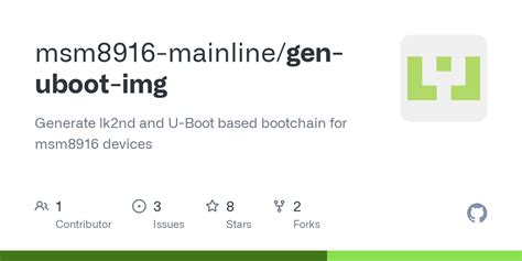 github msm8916 mainline gen uboot img generate lk2nd and u boot