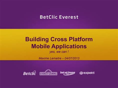 Building Cross Platform Mobile Applications Ppt