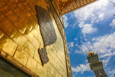 ایوان طلا نگارخانه آستان مقدس علوی