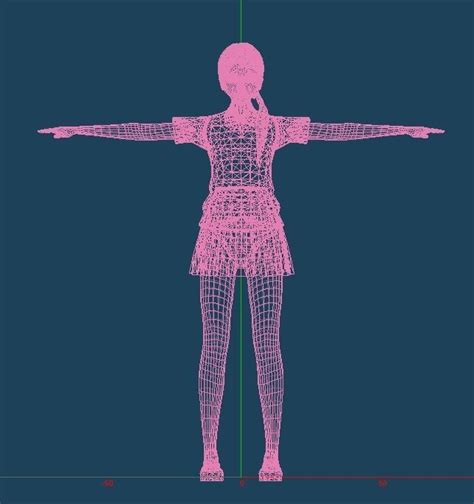 Unity Humanoid Model Female 021 Free 3d Model Animated Rigged Cgtrader