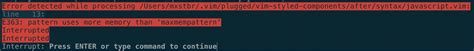 e363 pattern uses more memory than maxmempattern · issue 28