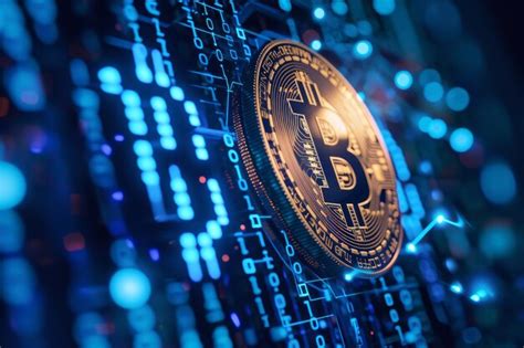 Premium Photo Bitcoin And Binary Code Future Of Digital Currency