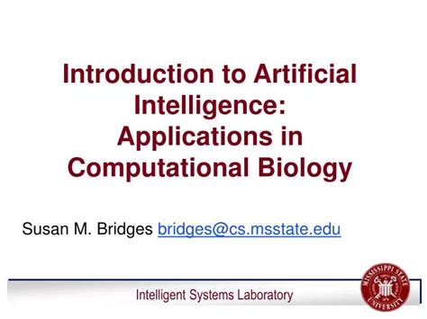 Ppt Introduction To Artificial Intelligence Applications In