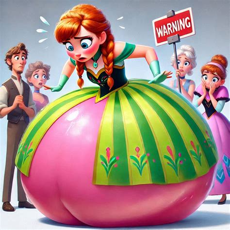 Princess Anna Pink Suit Inflation 6 By Strawberry7621 On Deviantart
