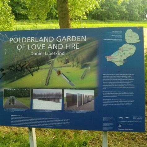 Polderland Garden Of Love And Fire By Daniel Libeskind Sculpture Garden In Almere Pampus