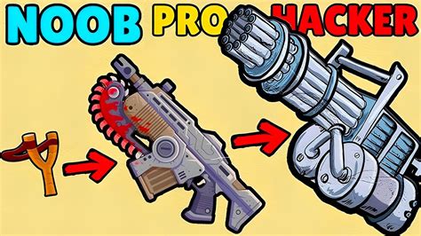 NOOB Vs PRO Vs HACKER Vs GOD In Gun Clone YouTube