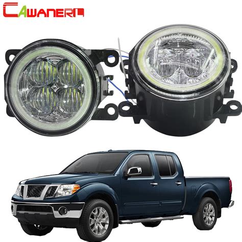 Cawanerl For 2005 2015 Nissan Frontier Car Accessories LED Bulb Fog
