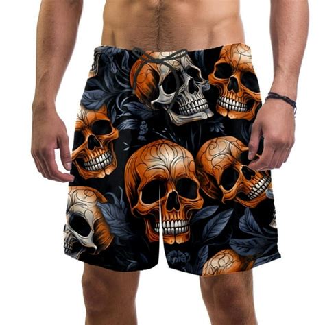 Luoweisi Mens Beach Shorts Quick Dry Swim Trunks With Mesh Lining