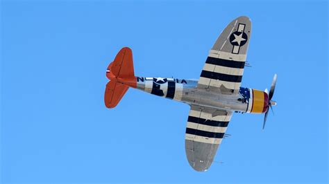 Tarheel Hal A Republic P 47 Thunderbolt Fighter Plane Arrives In