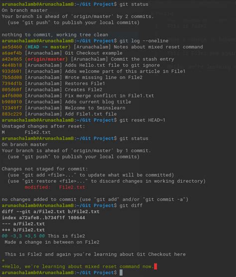 Git Checkout Reset Revert When To Use What