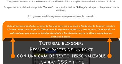 Caja De Texto Personalizable En Blogger Con Css Y Html