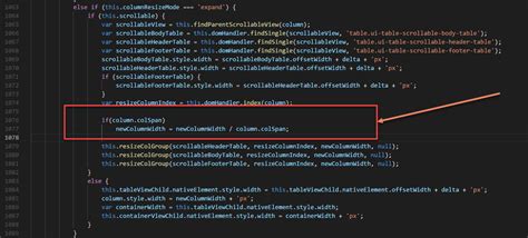 Turbotable Resize Columns With Colspan And Scrollabletrue · Issue 6004 · Primefacesprimeng