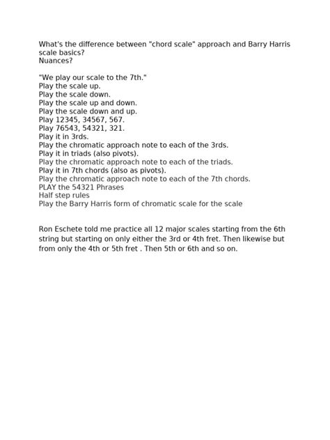 Barry Harris Scale Basics Pdf