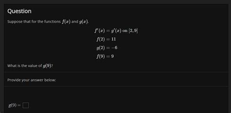 solved suppose that for the functions f x and g x