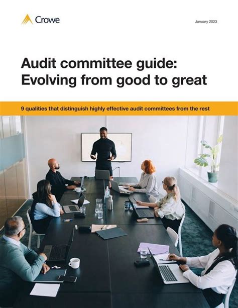 Tim Messman Cpa On Linkedin Audit Committee Guide Crowe Llp