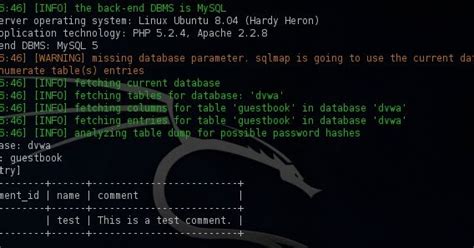 شرح ادات sqlmap kali linux