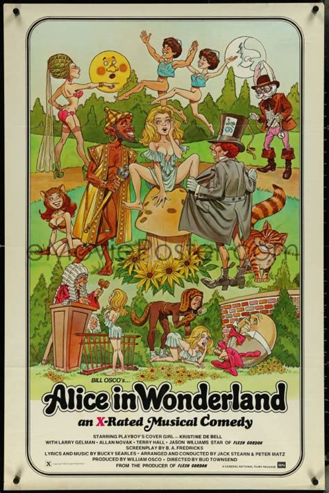 EMoviePoster Image For 6f0742 ALICE IN WONDERLAND 1sh 1976 Sexy