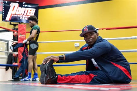 Photos Shawn Porter Putting In Work For Andre Berto Boxing News