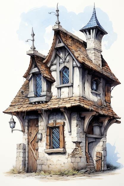 Premium Ai Image Fantasy Architecture