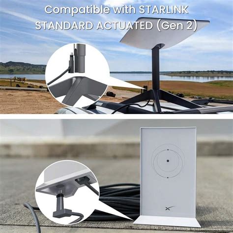 Starlink Cable 150ft עבור Starlink Actuated Gen 2 כבל חלופי Starlink